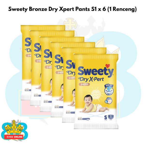 Jual Sweety Bronze Dry Xpert Pants S1 - Popok Celana (6 Pcs) | Shopee ...
