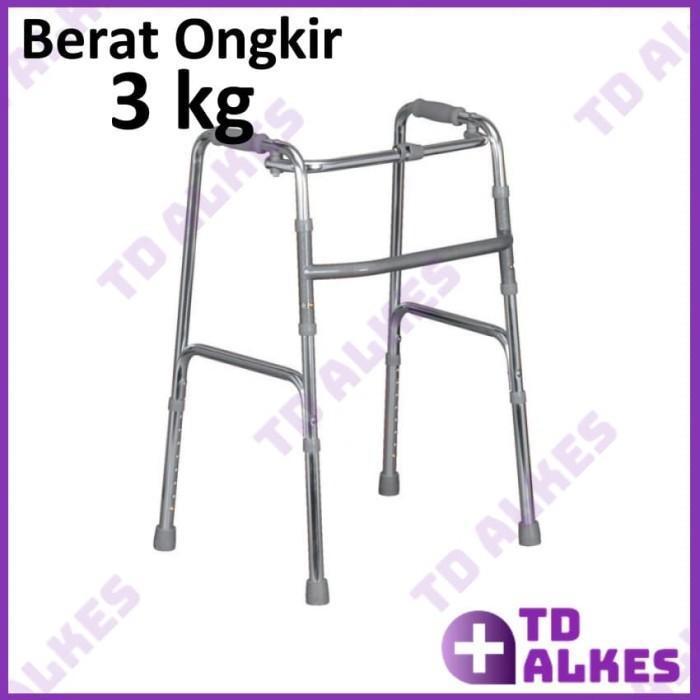 Jual Walker Lansia Tanpa Roda Alat Bantu Jalan Walking Aid Tongkat ...