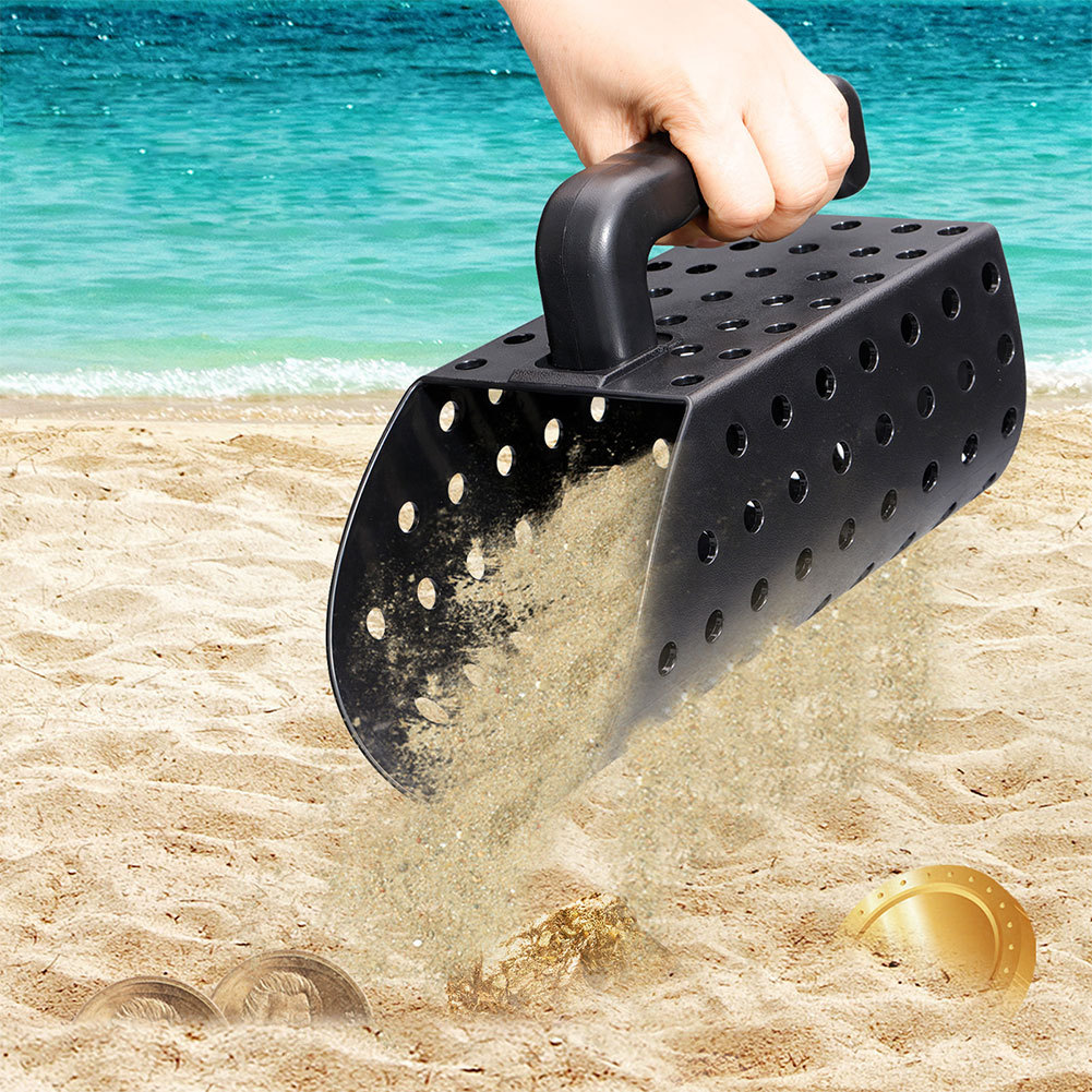 Jual Sand Sifter Beach Shovel Sand Scoop Beach Gold gging Filter Tool ...