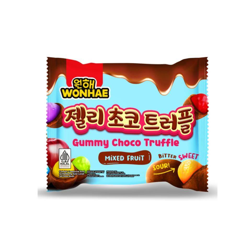 Jual Mujigae Permen Gummy Choco Ball Truffle Mixed Fruit 35 gr | Shopee ...