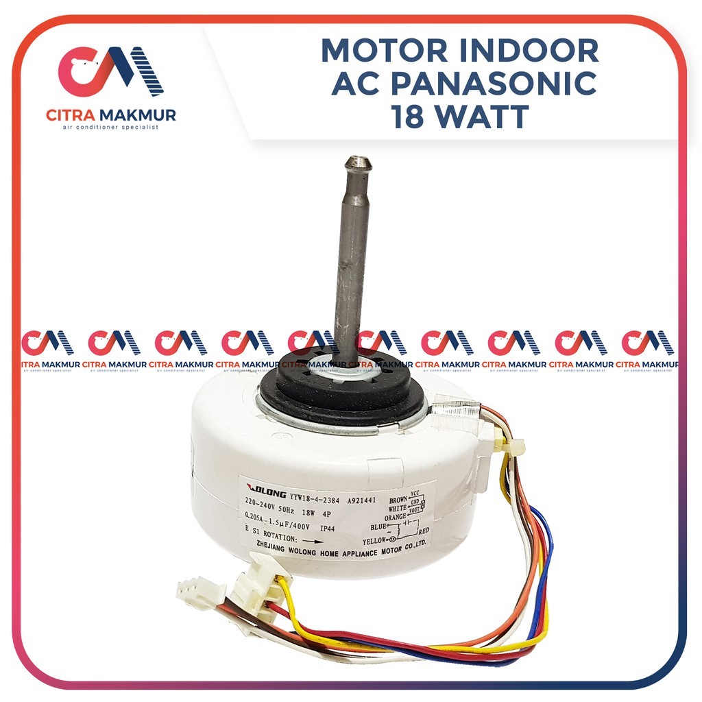 Jual Motor Fan Blower Indoor AC Panasonic 18 Watt 2 kabel soket Kipas ...