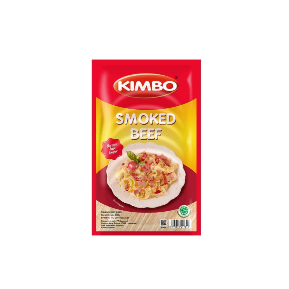 Jual Kimbo Smoked Beef Smoked Beef 200 gr | Shopee Indonesia