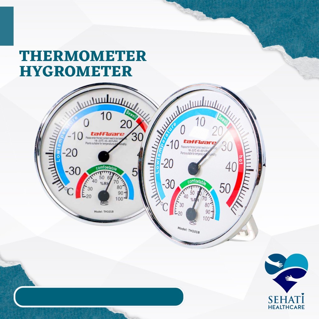 Jual Thermometer Hygrometer Alat Pengukur Temperatur Suhu Dan ...