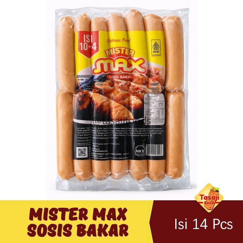 Jual Mister MAX Sosis Bakar isi 14 Pcs 500 Gram Kulakan | Shopee Indonesia