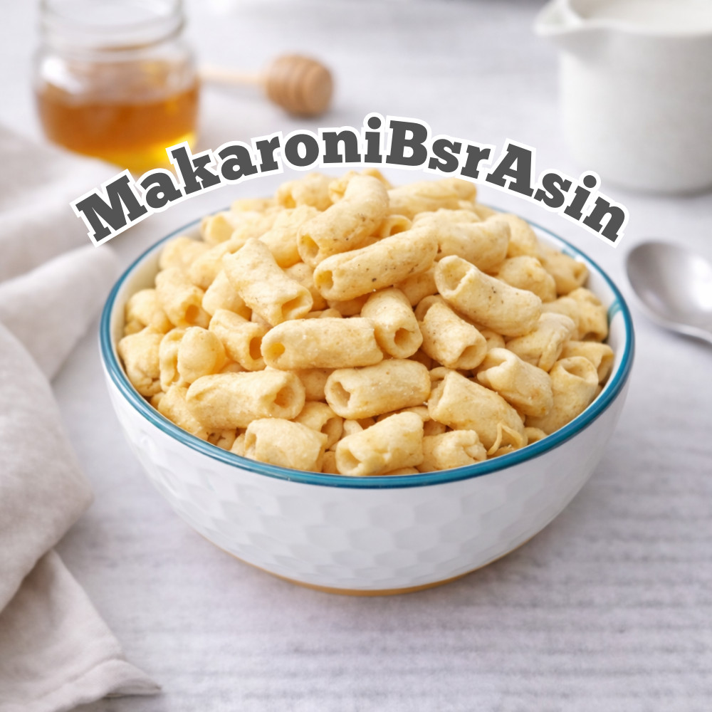 Jual [DELISH SNACKS] Makaroni Besar Asin (Grosir) 250gr 500gr / Snack ...