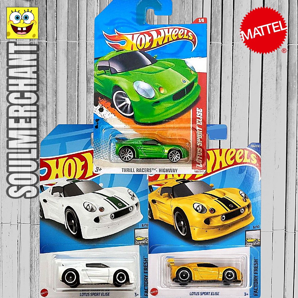 Jual HOTWHEELS LOTUS SPORT ELISE 340R 2005 UNGU 2022 PUTIH KUNING ...