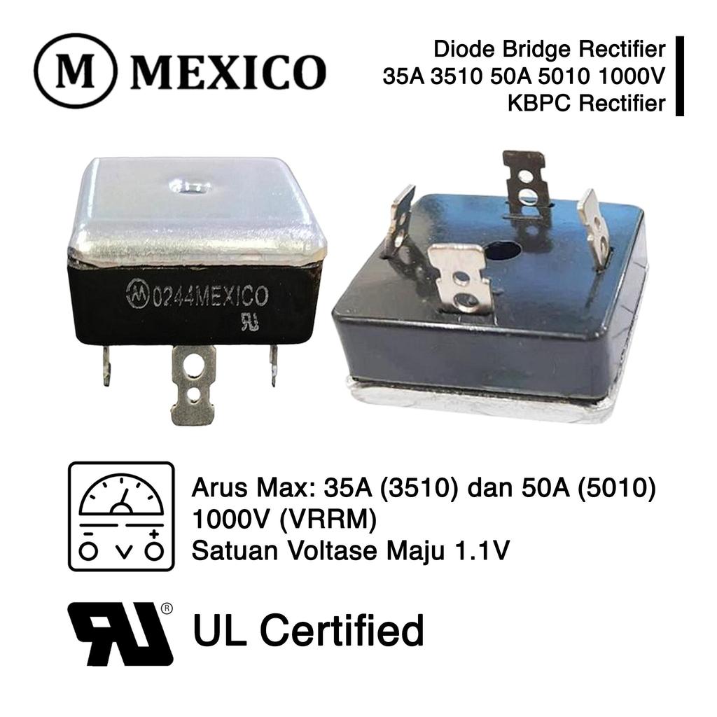 Jual MEXICO Diode Bridge KBPC Kiprok 35A 3510 50A 5010 1000V Trafo AC ...