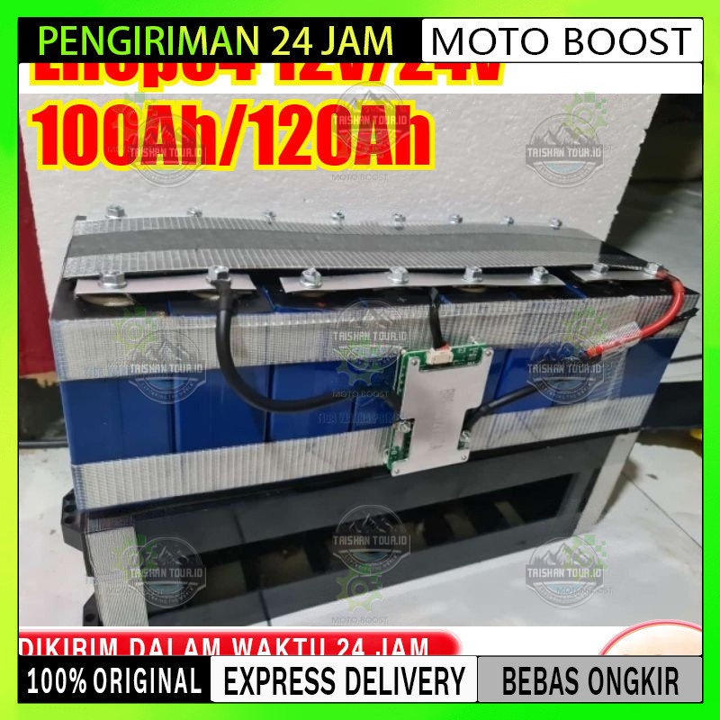 Jual Battery Lifepo4 12v/24v 100Ah /120ah Plus BMS Prismatic (cell ...