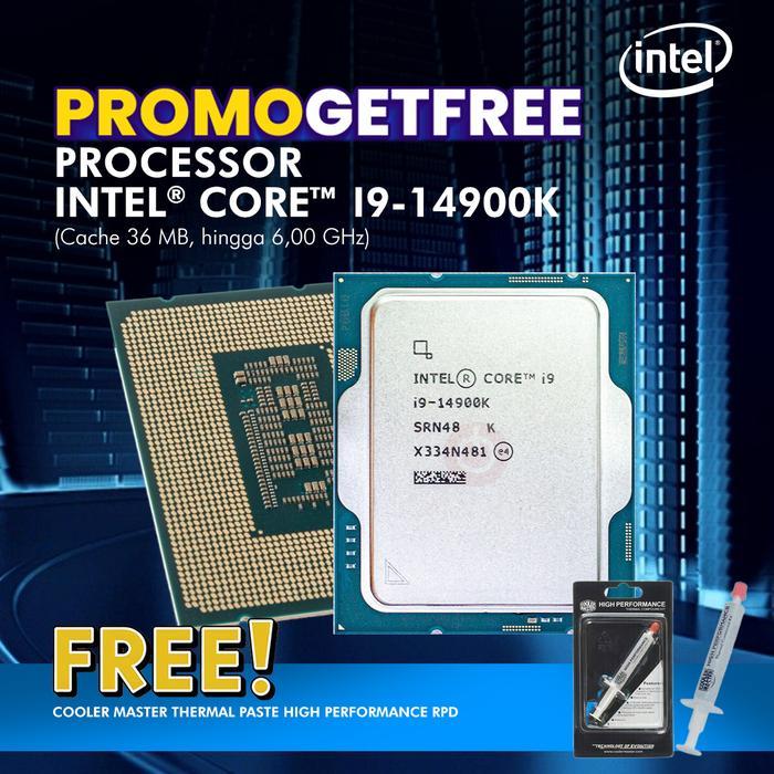 Jual [FREE THERMAL PASTE] INTEL PROCESSOR I9 14900K LGA1700 1Y TRAY ...