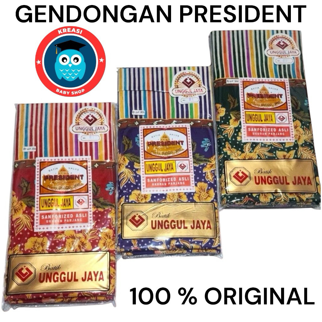 Jual Kain Gendong Baby PRESIDENT ORIGINAL / Kain Jarik Batik PRESIDENT ...