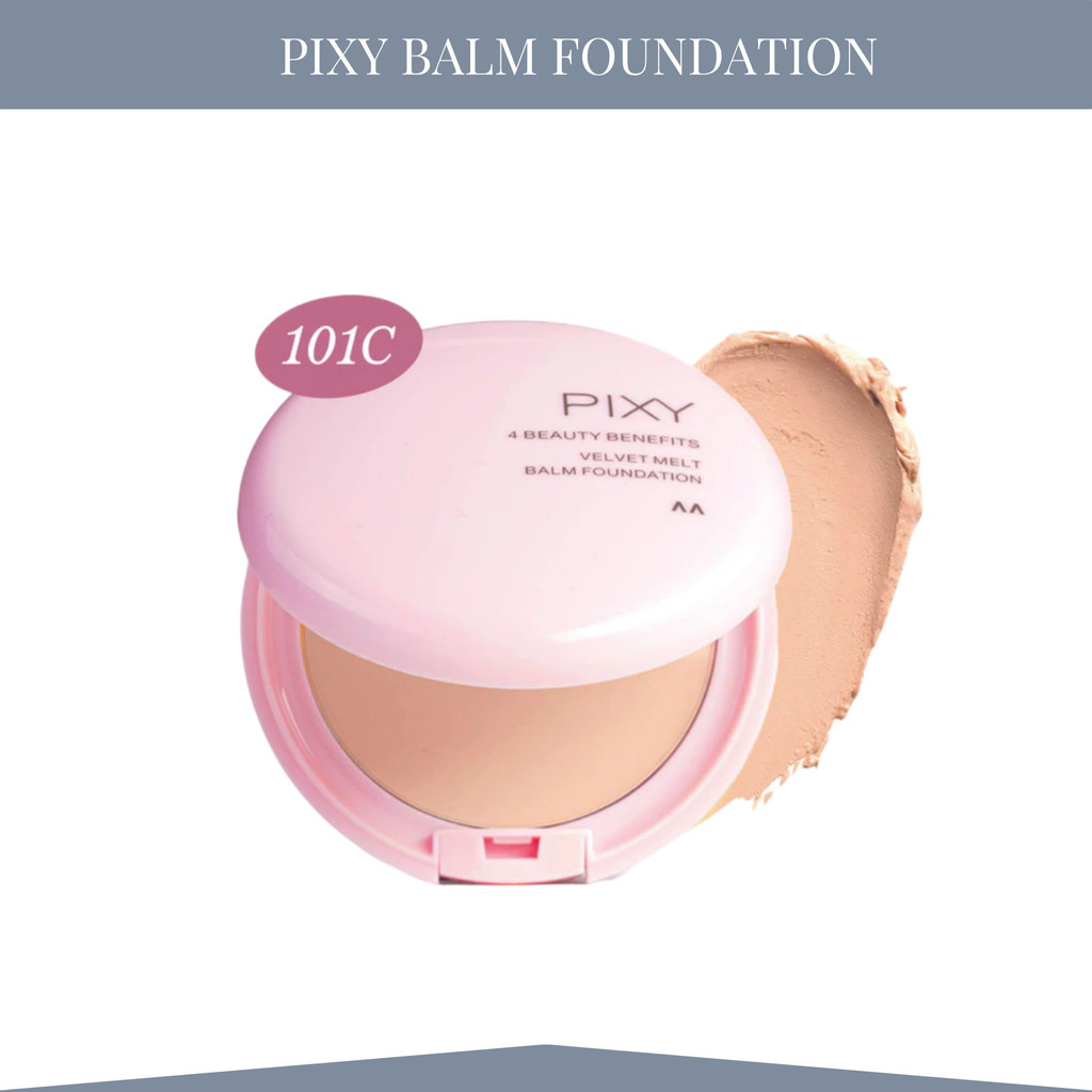 Jual Pixy 4 Beauty Benefits Velvet Melt Balm Foundation 8g/Alas Bedak ...