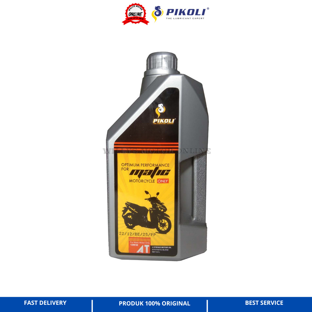Jual Oli Pikoli Matic Syntetic Blend 10W-30 JASO MB 800ML | Shopee ...