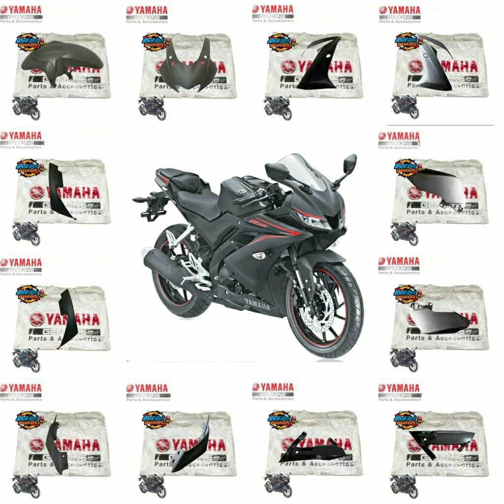 Jual FULL BODY HALUS R15 VVA V3 HITAM DOFF ORIGINAL YGP GENUINE PARTS ...
