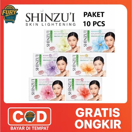 Jual PAKET 10PCS - Shinzui Sabun Batang 80gr | Shinzui Bar Soap All ...