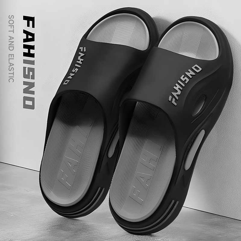 Jual Sendal Cowo Sandal Slop Pria Sandal Bersol Tebal Dan Tahan Lama ...