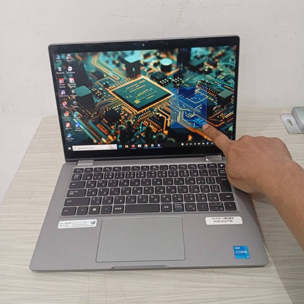 Jual laptop LAPTOP DELL 5320 flip 360 Touchscreen Ram 8Gb core i5 gen11 ...