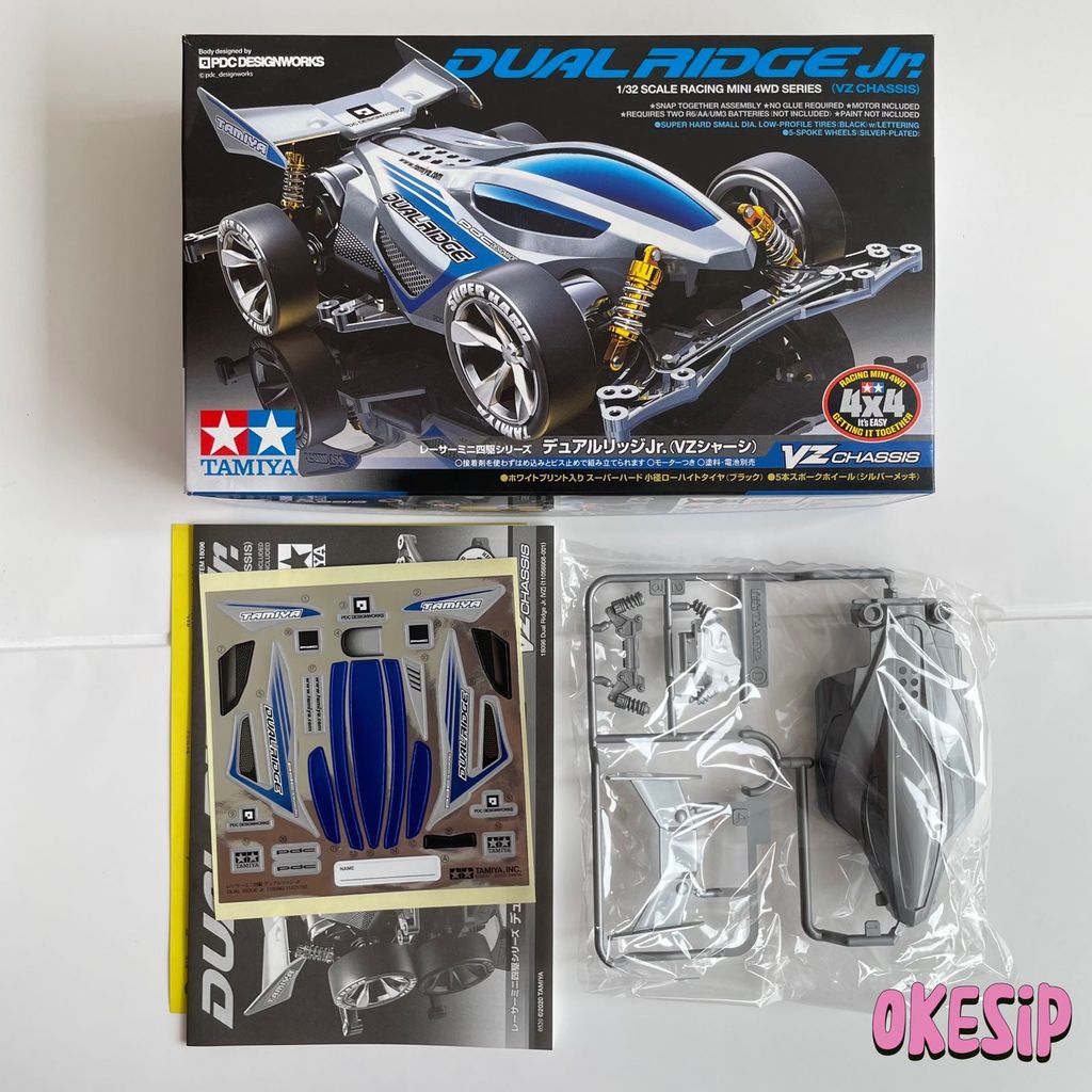 Jual Original Tamiya Body Dual Ridge Jr + Decal + Dus Box | Shopee ...