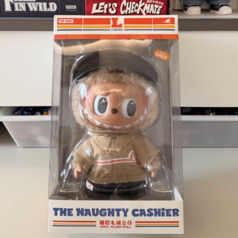 Jual NEW POP MART LABUBU THE MONSTERS-The Naughty Cashier Vinyl Plush ...