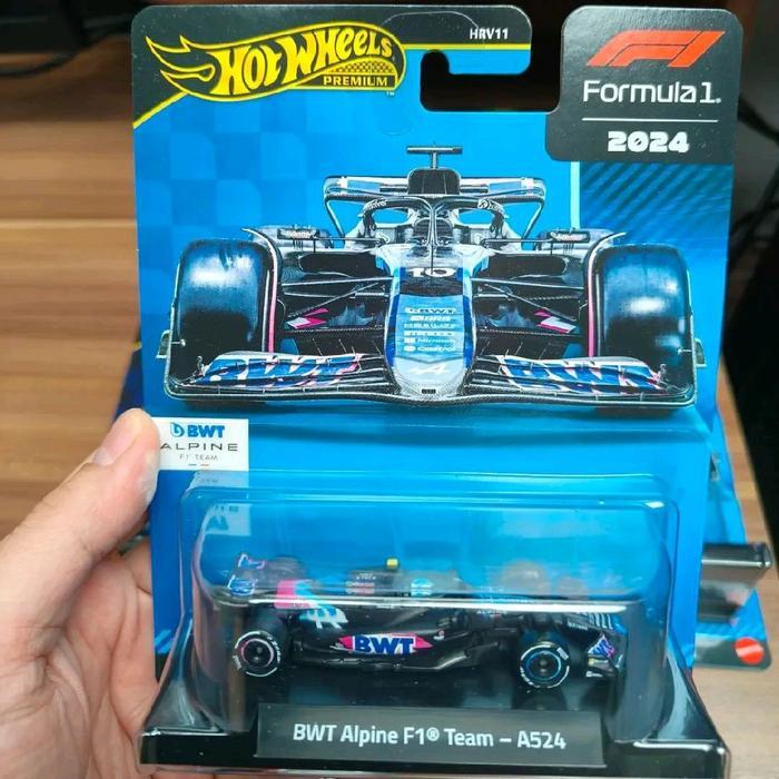 Jual Hot wheels f1 formula 1 premium series bwt alpine team a524 ...
