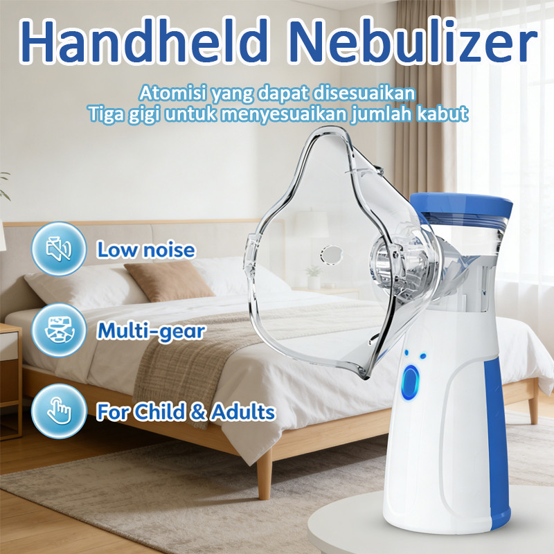 Jual Nebulizer Portable Anak Dewasa Alat Terapi Uap Pernapasan Asma ...