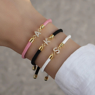 Jual Gelang Tali Kepang/ Pasangan Gelang / Dekorasi DIY/ gelang berlian ...