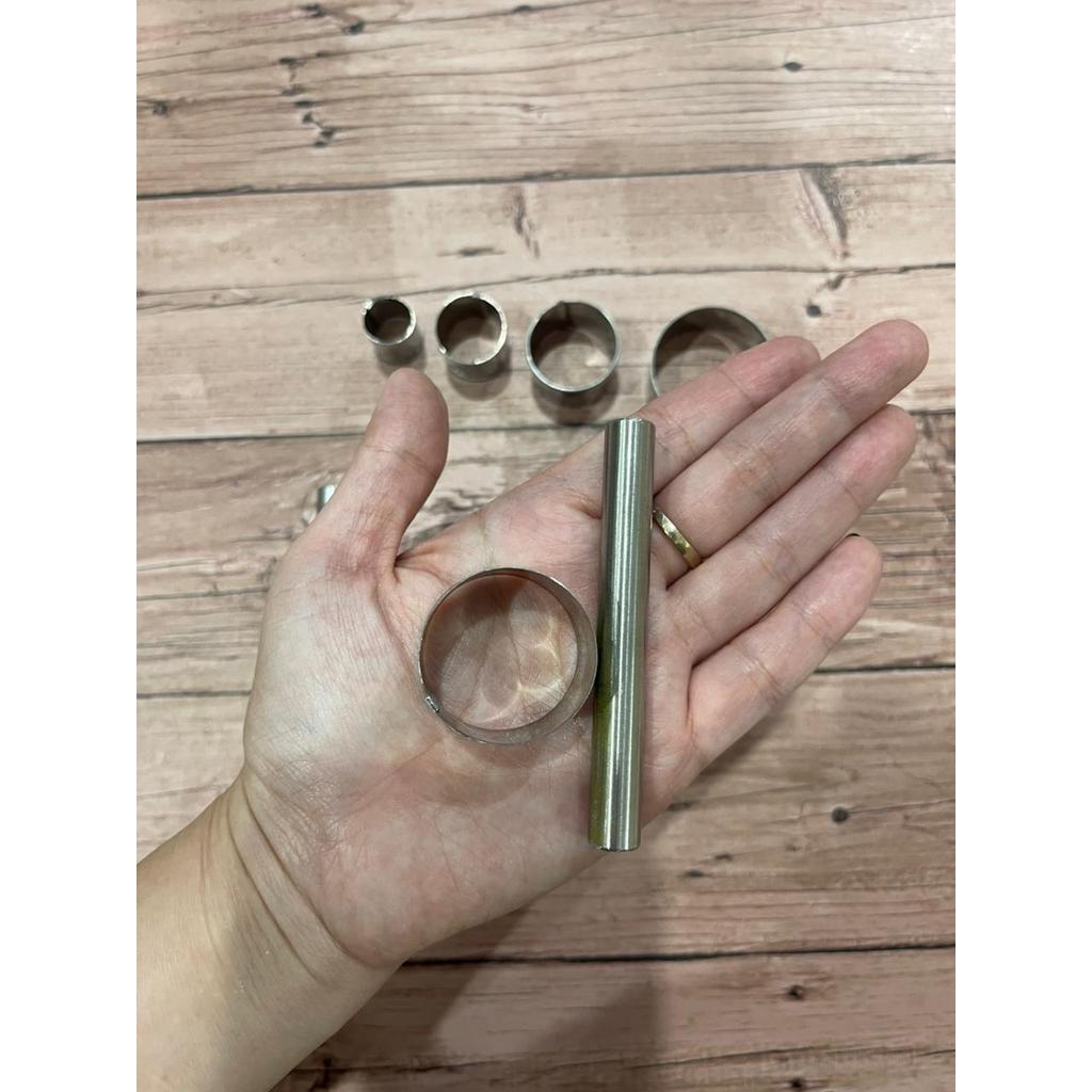 Jual Cetakan Thumbprint Cookies / Ring Cutter Bulat / Pembolong Kue ...