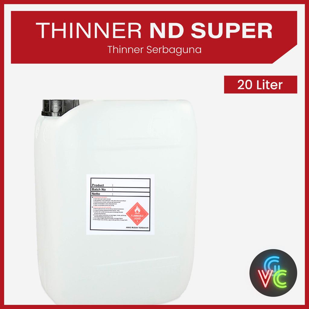 Jual Thinner ND SUPER 20 Liter - Thinner Serba Guna - GVCSupply ...