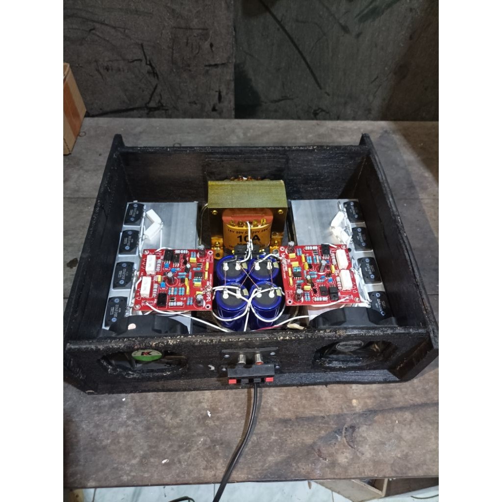 Jual Power Rakitan 10 Amper Stereo/2Chanel Amplifier Rumahan | Shopee ...