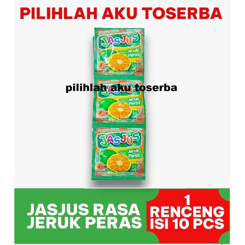 Jual JASJUS JAS JUS Rasa JERUK PERAS kemasan renceng - ( HARGA 1 ...
