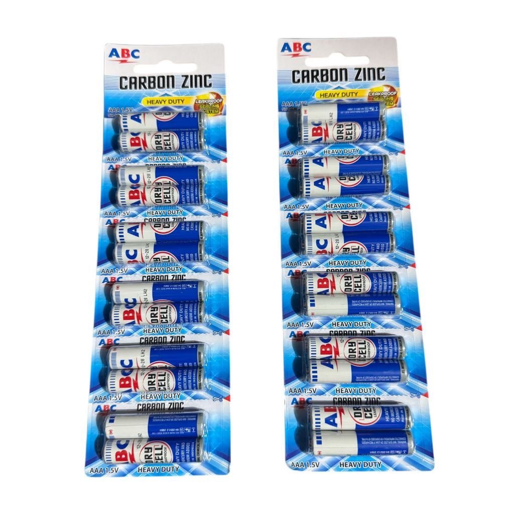 Jual baterai / batrai ABC CARBON ZINC AAA 1,5V / baterai AAA ABC Carbon ...
