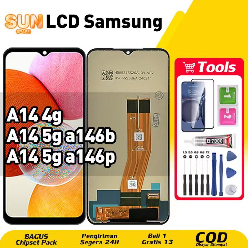 Jual LCD For Samsung A14 4G /A14 5G A146B /A14 5G A146P Fullset HP ...