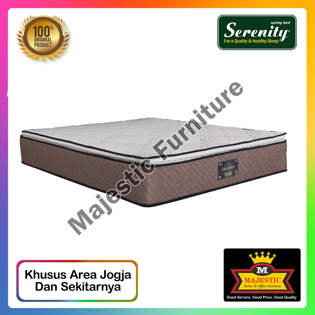 Jual Kasur Spring Bed - Serenity Eternity Pillow Top - Jogja | Shopee ...