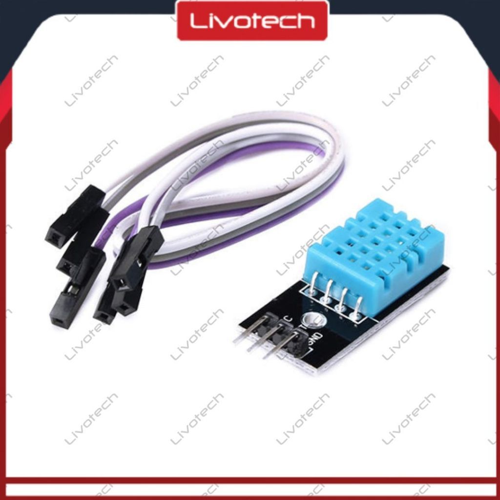 Jual LIVO DHT11 Sensor Suhu Kelembaban KY015 Digital Humidity ...
