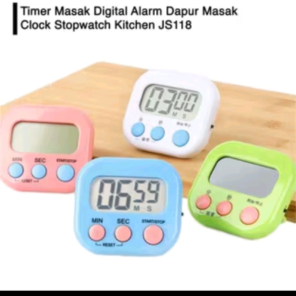 Jual Timer Masak Digital Alarm Dapur Clock Stopwatch Kitchen Alaram Jam ...