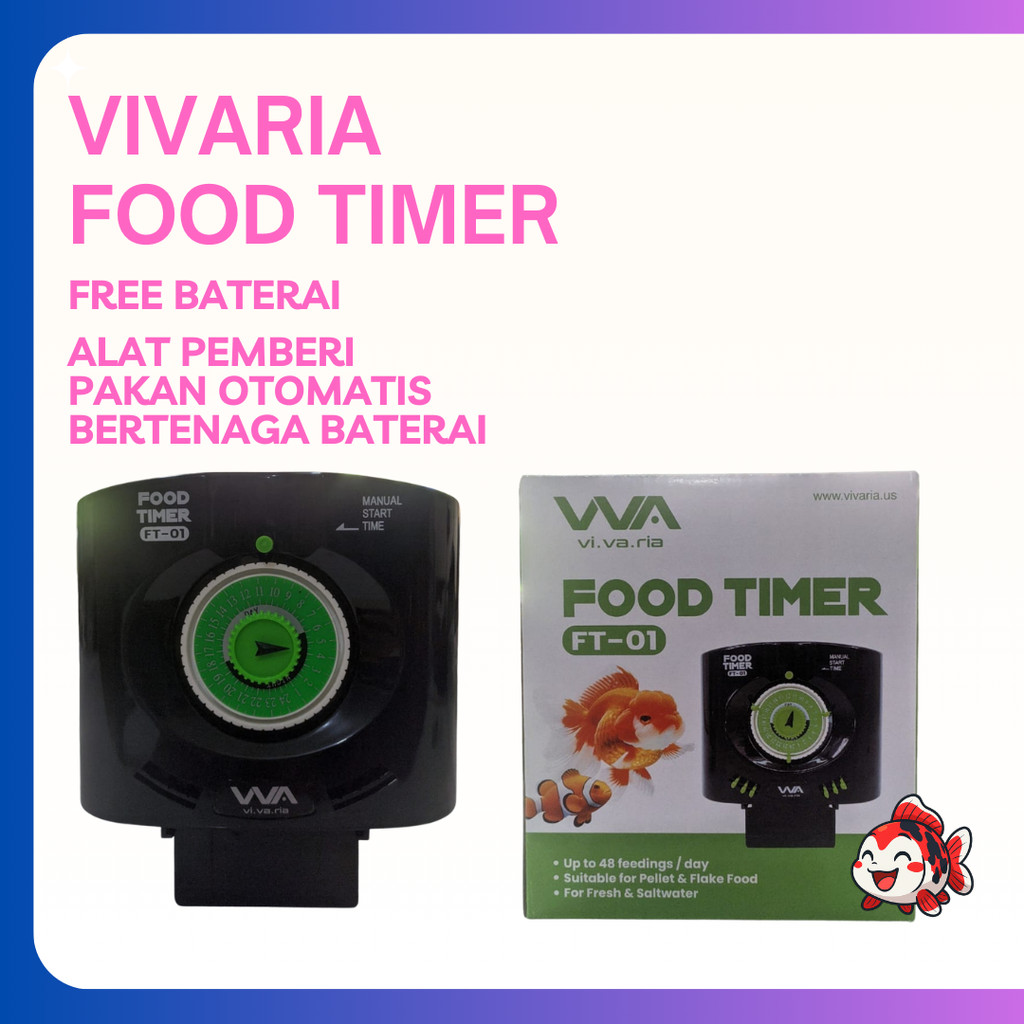 Jual Vivaria Food Timer FT-01 Feeder Otomatis | Shopee Indonesia