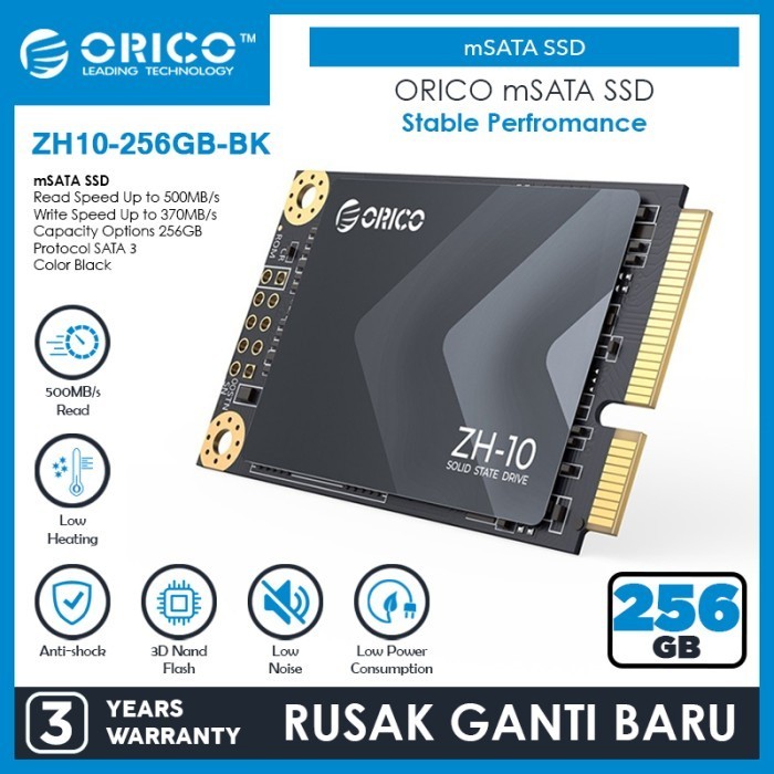 Jual ORICO mSATA SSD 256GB - ZH10 | Shopee Indonesia