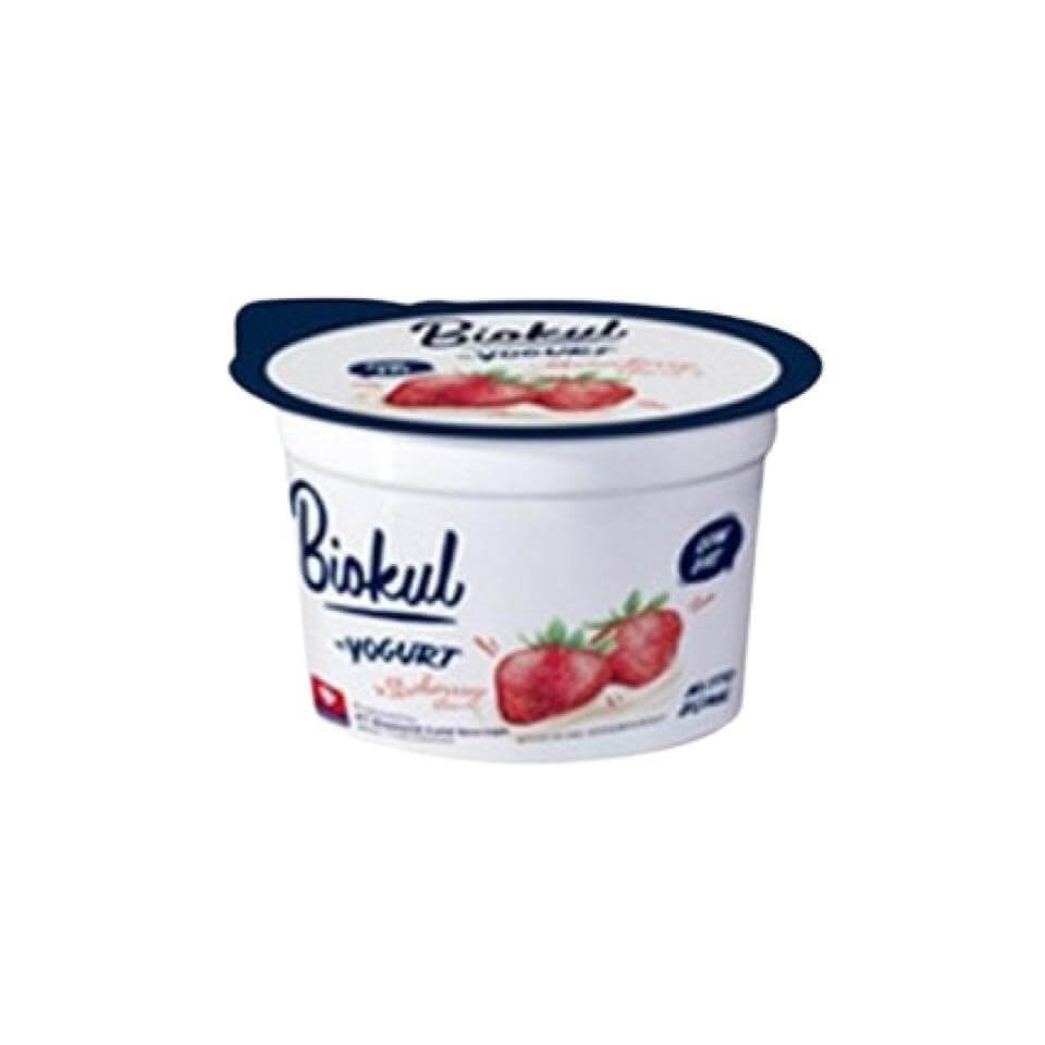 Jual Biokul Yoghurt Stirred Strawberry Cup 80 ml | Shopee Indonesia
