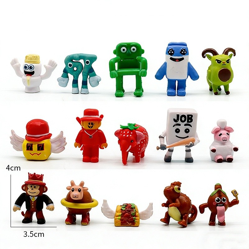 Jual 15pcs/Set Game Steal A Brainrot Action Figure Toy Mini No. 67 ...