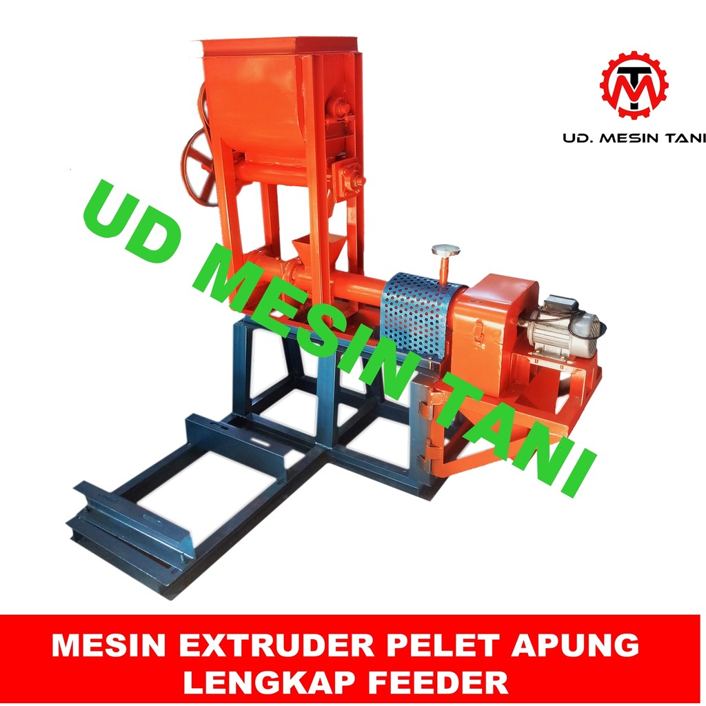 Jual MESIN EXTRUDER CETAK PELET APUNG IKAN LENGKAP FEEDER ( GRATIS ...