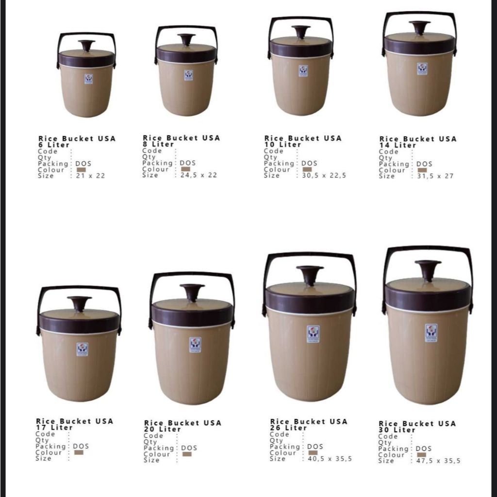 Jual KYK SP RICE BUCKET ANEKA UKURAN KECI - BESAR TERMOS NASI TERMOS ES ...