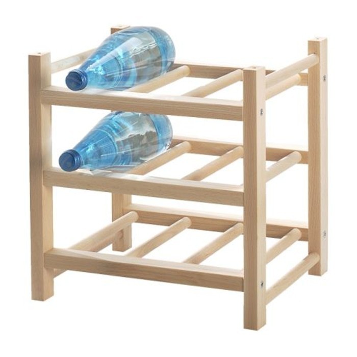 Jual Rak untuk 9 botol, kayu solid HUTTE | Shopee Indonesia