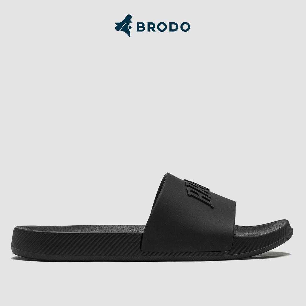 Jual BRODO - Sandal Broslides Arch Full Black | Shopee Indonesia