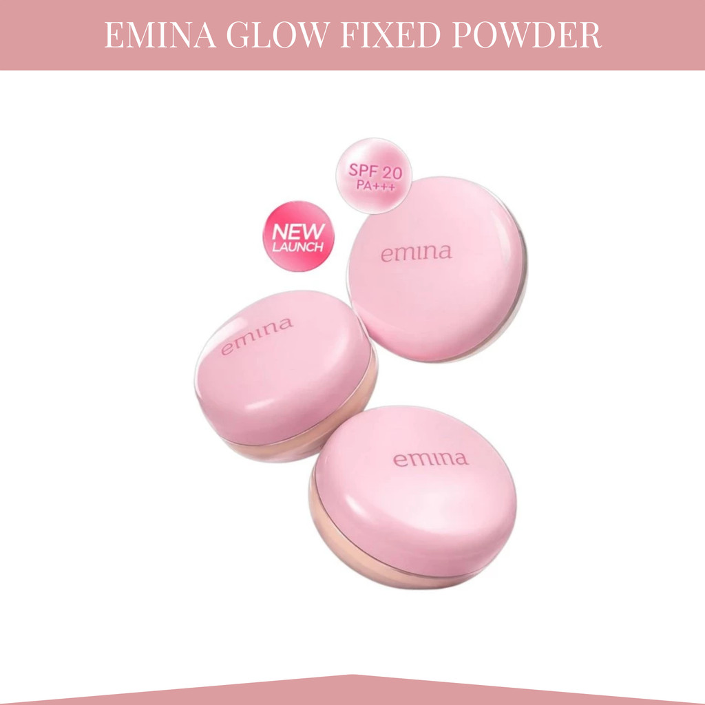 Jual Emina Glowfixer Blur Powder 8g/Bedak Tabur | Shopee Indonesia