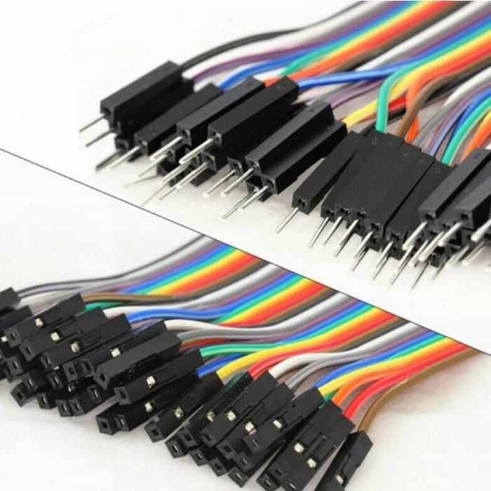 Jual Jumper Wire Male to Female Rainbow Dupont Cable Kabel per 1 Pcs ...
