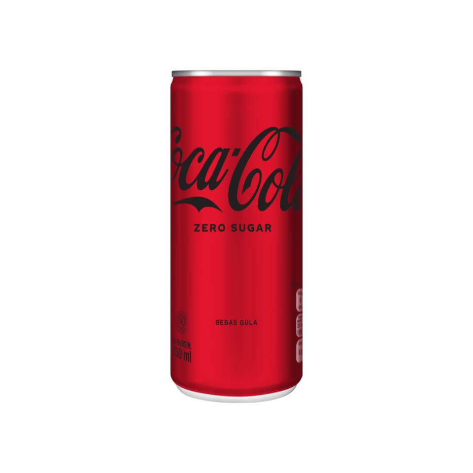 Jual Coca Cola Minuman Soda Zero Sugar Kaleng 250 ml | Shopee Indonesia