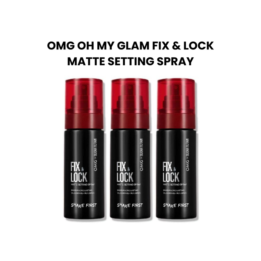 Jual Najmia Ofc OMG OH MY GLAM Fix & Lock Matte Setting Spray 60 ml l ...