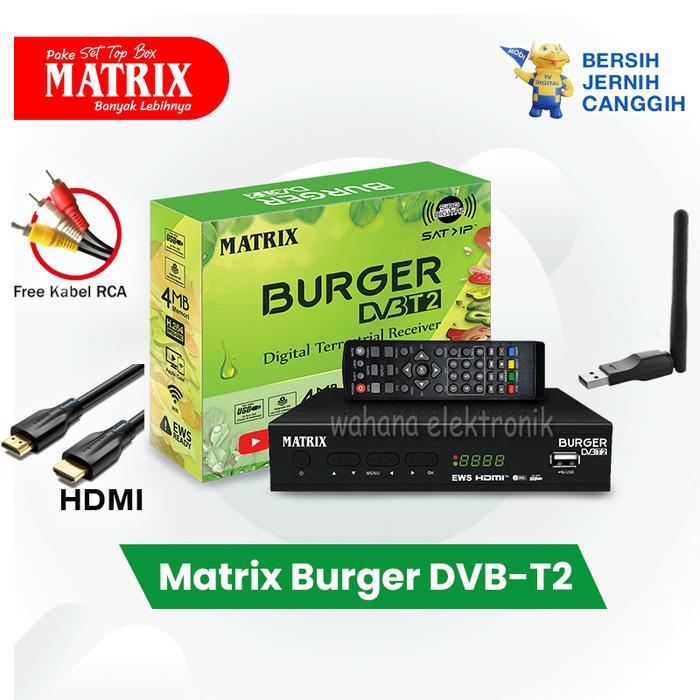 Jual Receiver Tv Set Top Box Matrix Garuda DVB T2 Digital Original ...