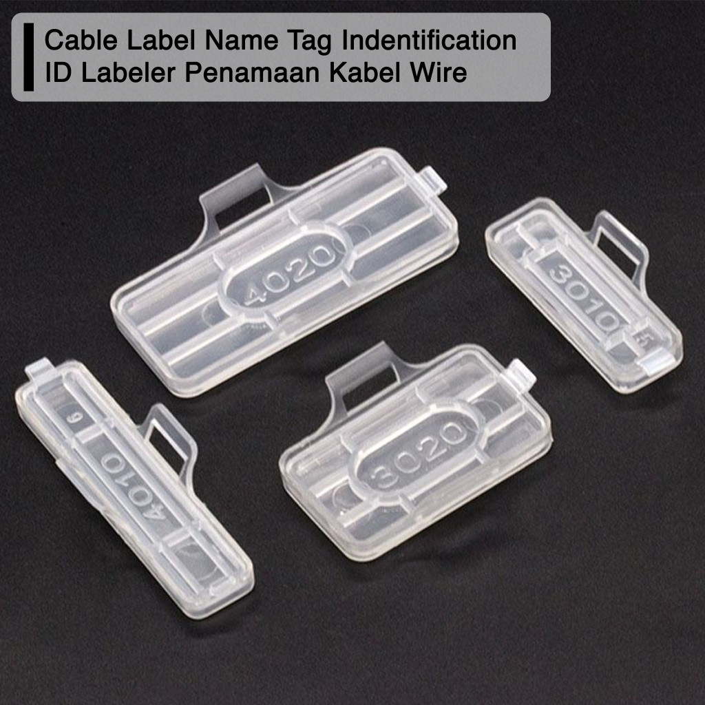 Jual Cable Label Name Tag Indentification ID Labeler Penamaan Kabel ...