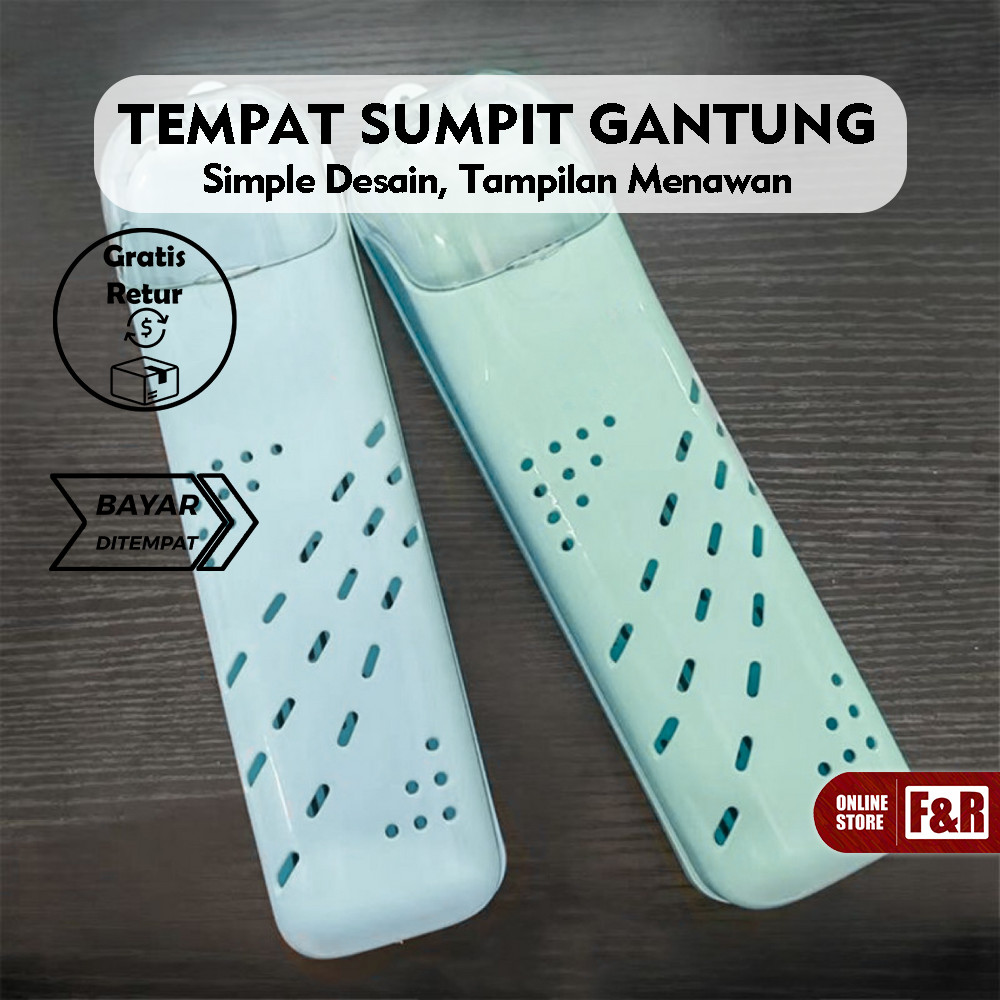 Jual Tempat Sumpit Gantung Anti Debu Desain Minimalis Modern Praktis ...