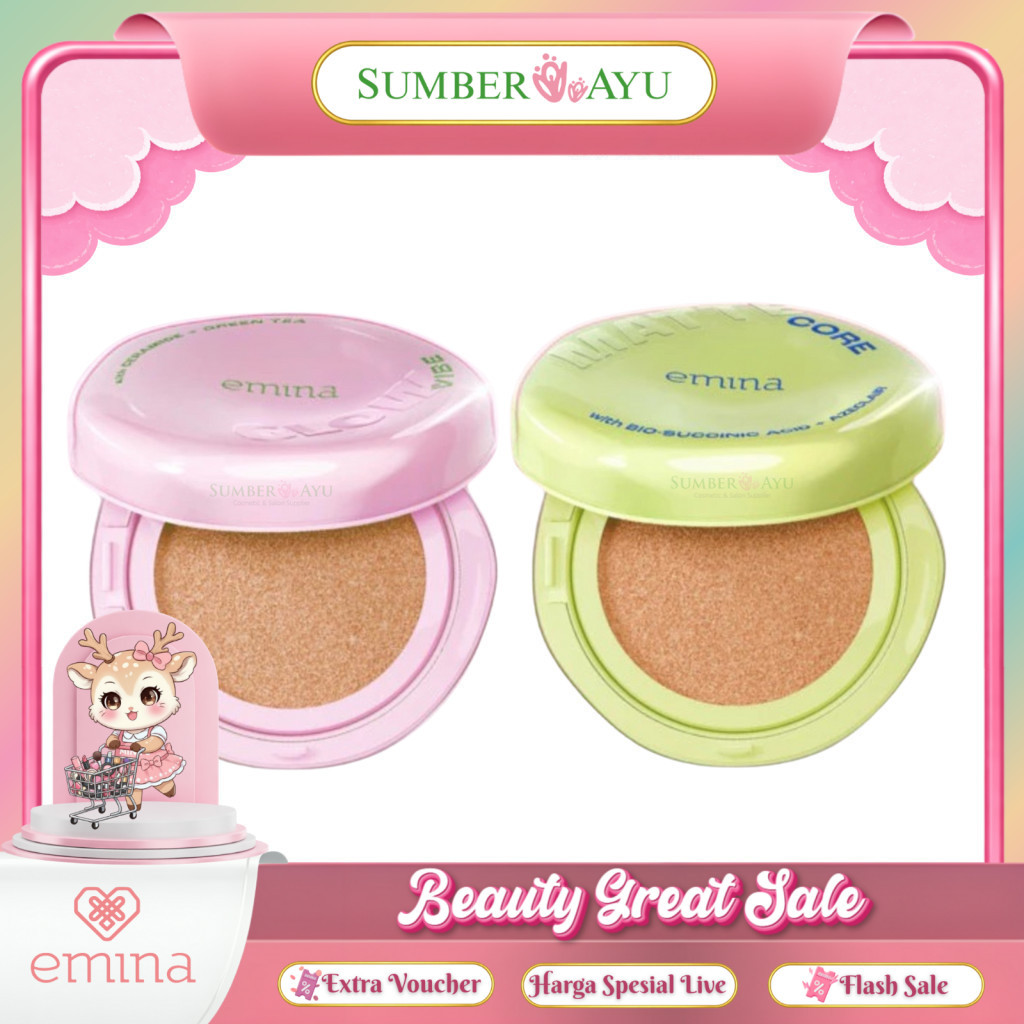 Jual SUMBER AYU | NEW! Emina Glow Vibe & Matte Core 3in1 Skincare ...